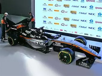 Force India Team liet in nije kleurjen sjen fan 'e Formule 1-auto 81859_1