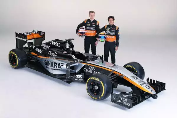 Force India Team liet in nije kleurjen sjen fan 'e Formule 1-auto 81859_2