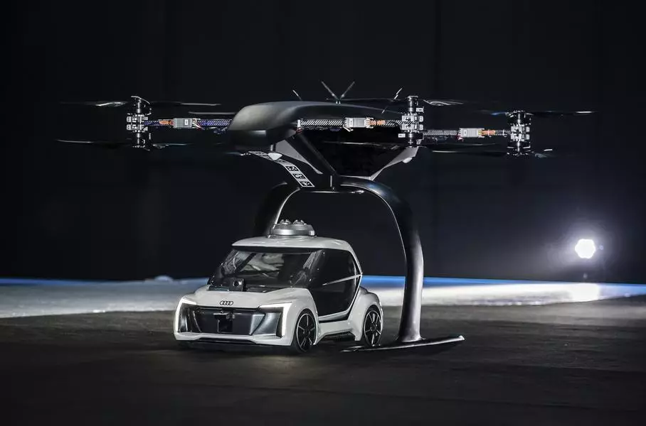 Audi and Airbus experienced the first flying taxi. Tiny 84462_1