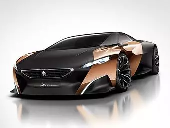 Peugeot суперкар жезден, сезүү жана басымдуу гезиттерден курулган