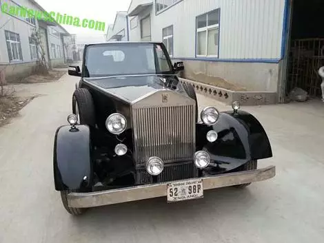 The Chinese made a clone of 80-year-old Rolls-Royce with an electric motor 89244_3