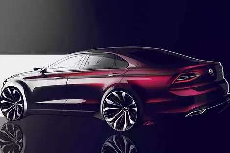 Volkswagen will prepare a competitor to the sedan Mercedes-Benz Cla 93100_2