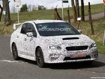 Subaru began testing a new WRX STI sedan 94459_1