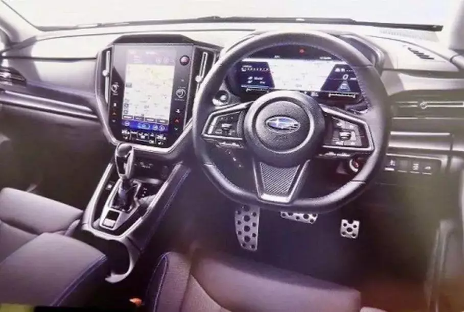 De nieuwe Subaru WRX ontvangt een tablet zoals Tesla 9465_1