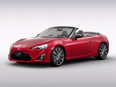 Toyota showed the roof of the harbinger of the open version of the GT86 95413_2