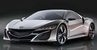 ACURA NSX supercar interior appeared